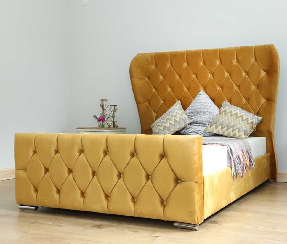 Butterfly Wing Back Bed