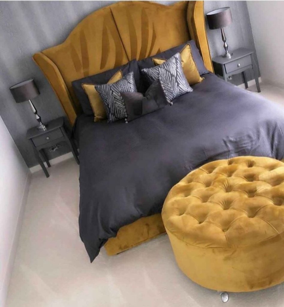 Lili wing back bed - RBM Beds