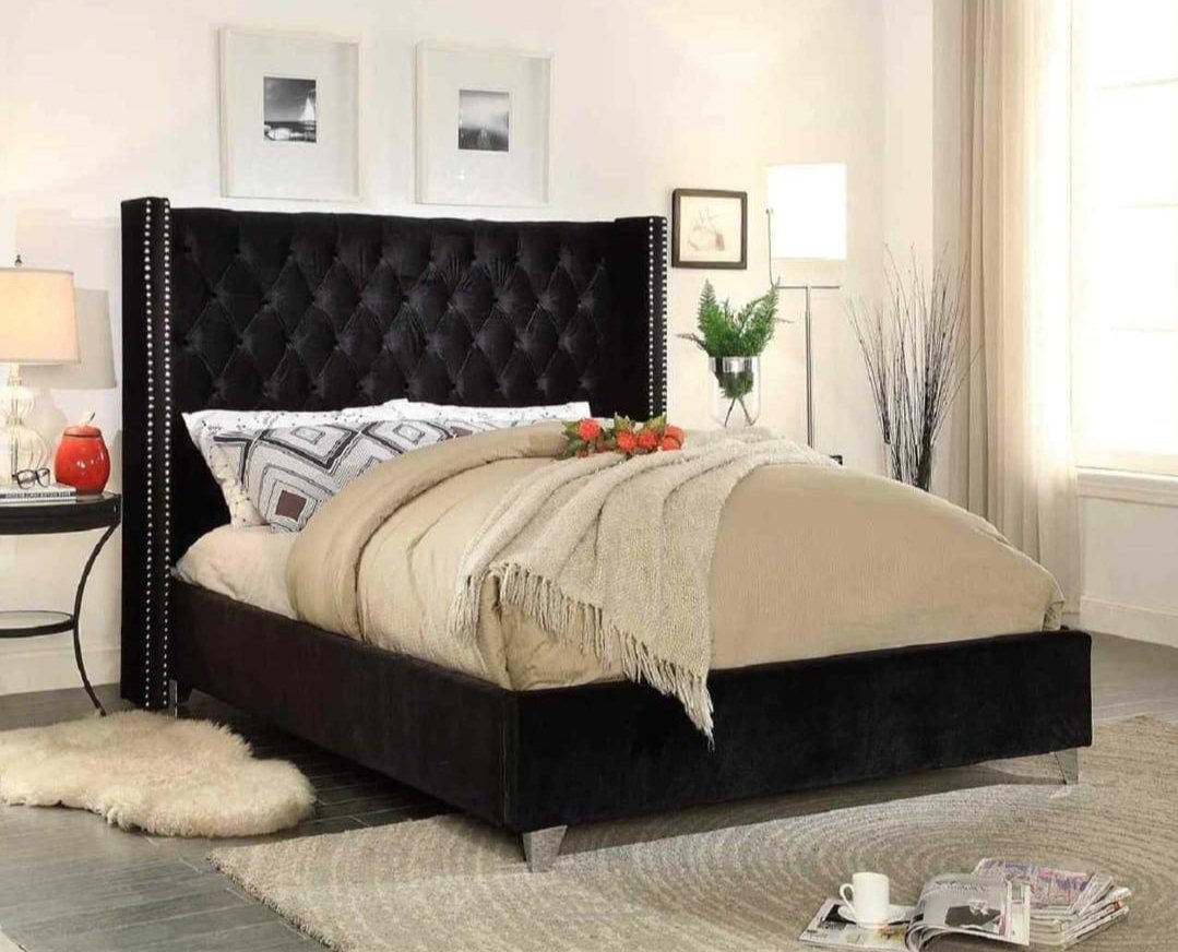 Superior Classic Wing Back Bed