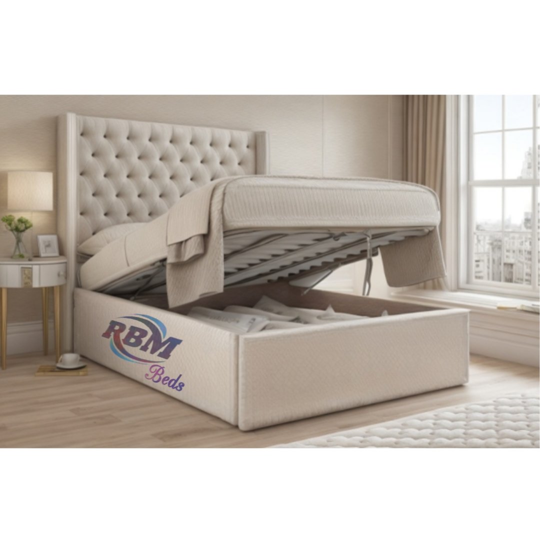 Classic Wing Back Bed