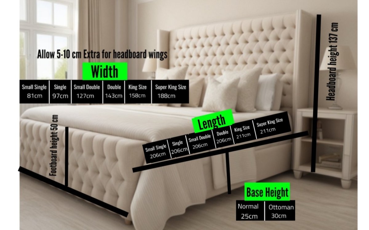 Wing Back Bed - RBM Beds